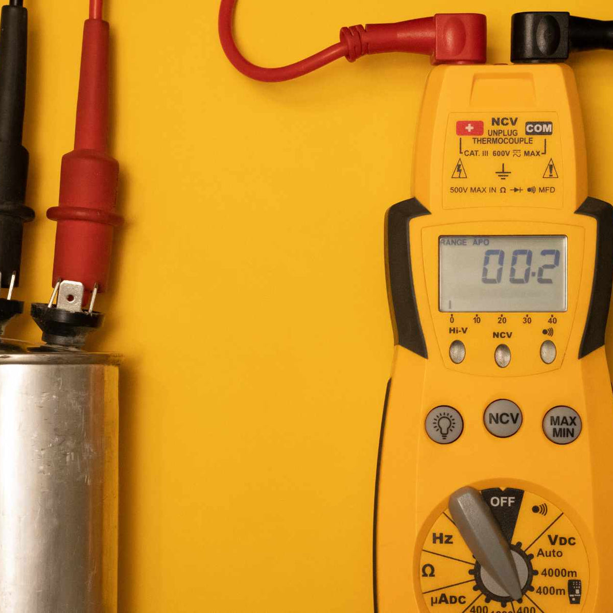 How to Test a Capacitor Using a Multimeter, an Ohm Meter, and a Volt ...